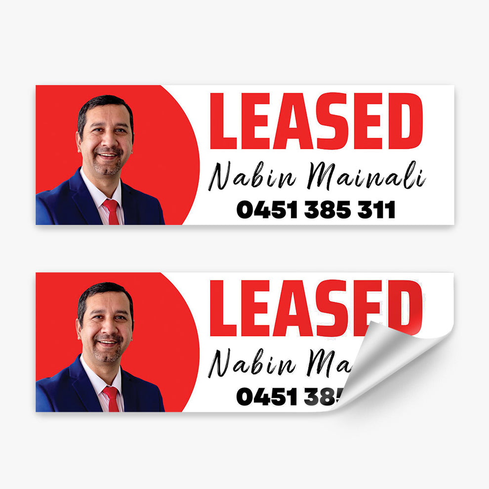 Leased by Sticker (Rectangle) - Miracle Land – Real Stickers