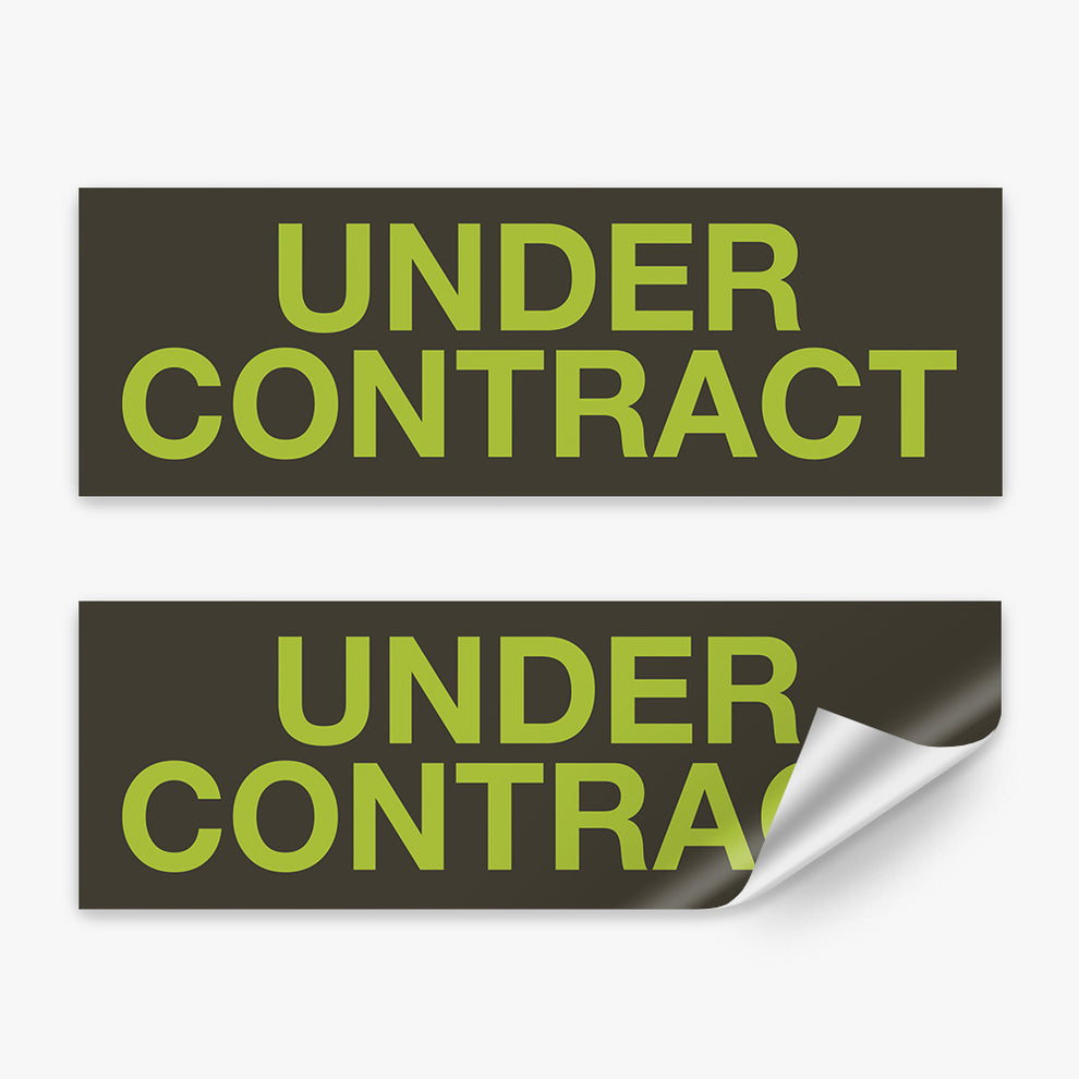 Under Contract Sticker (Rectangle) - Response – Real Stickers