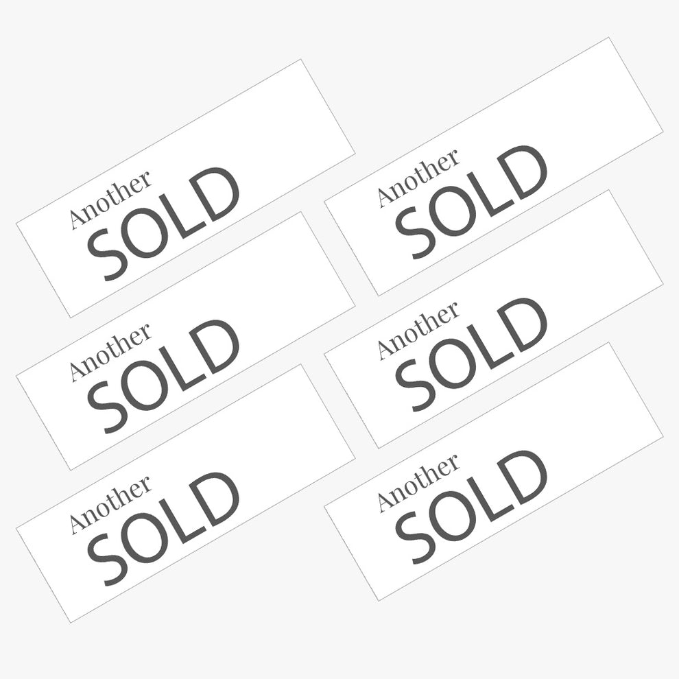 Sold Sticker (Rectangle) – Real Stickers